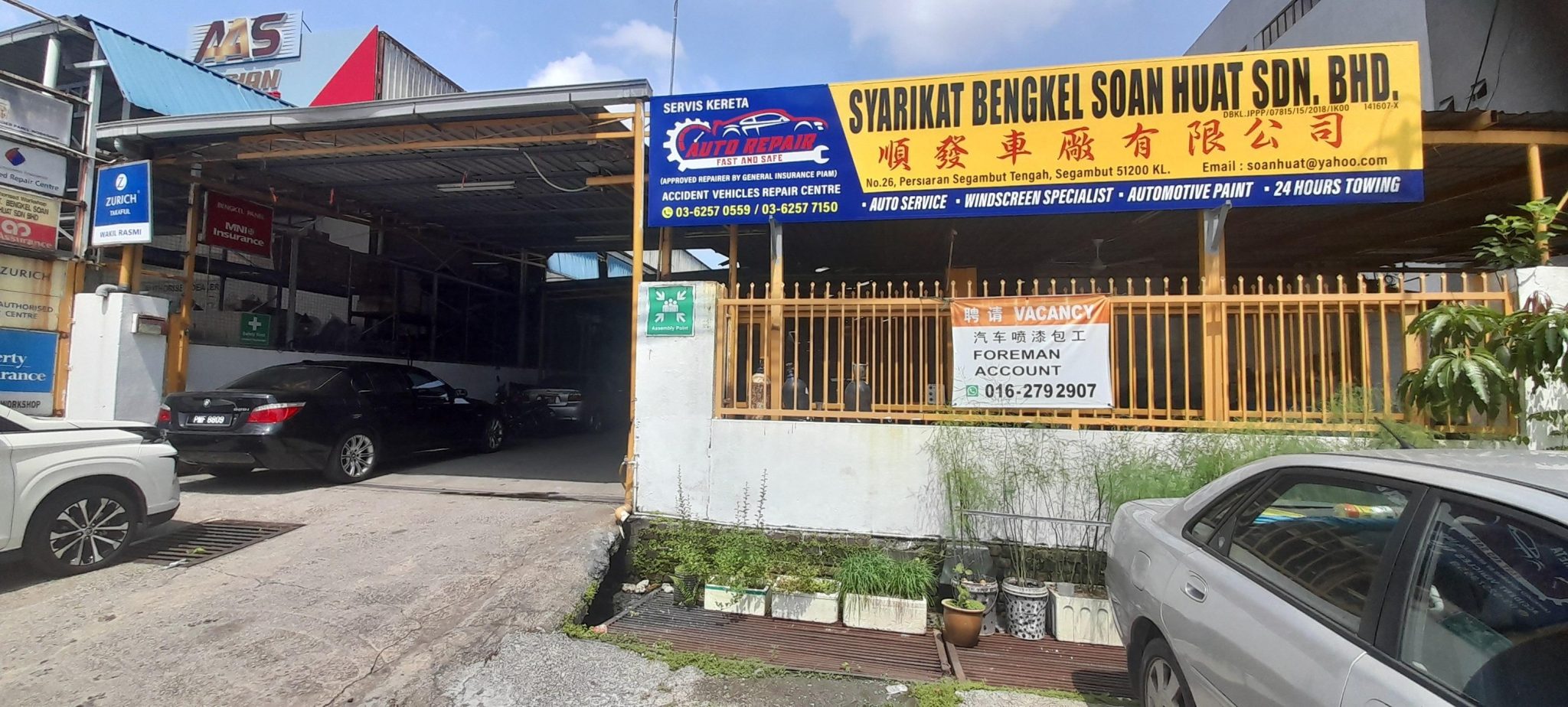 Senarai 100 Bengkel Kereta di Kuala Lumpur — Car Repair Workshop List